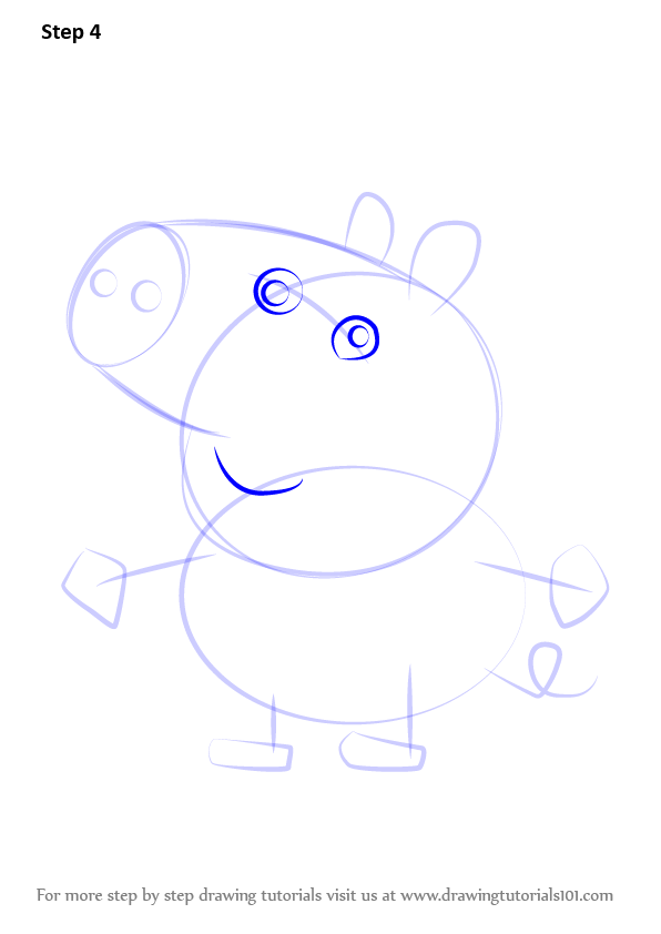 How to Draw George Pig from Peppa Pig (Peppa Pig) Step by Step ...