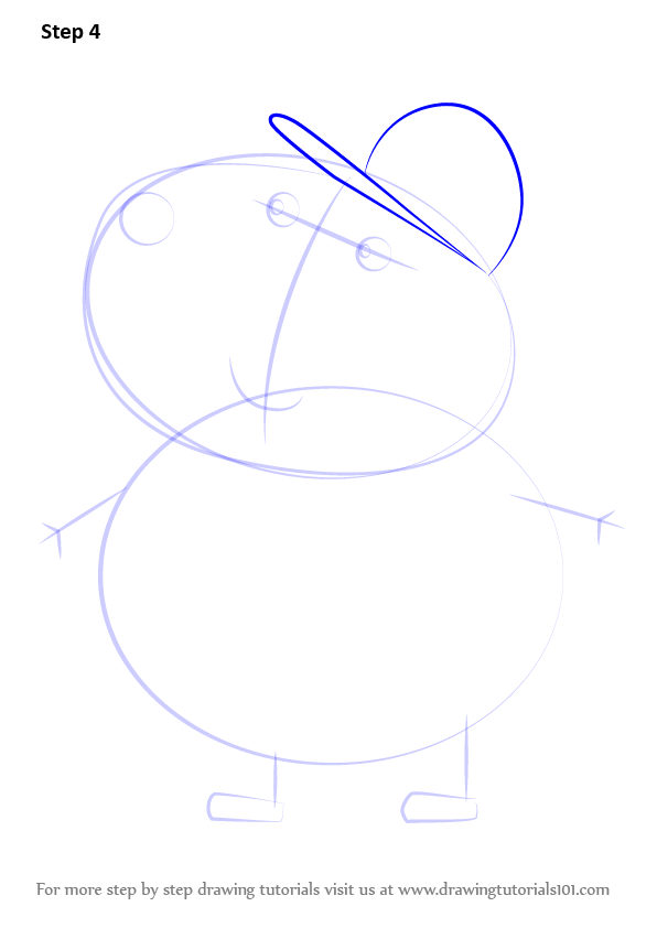 How to Draw Granddad Dog from Peppa Pig (Peppa Pig) Step by Step ...