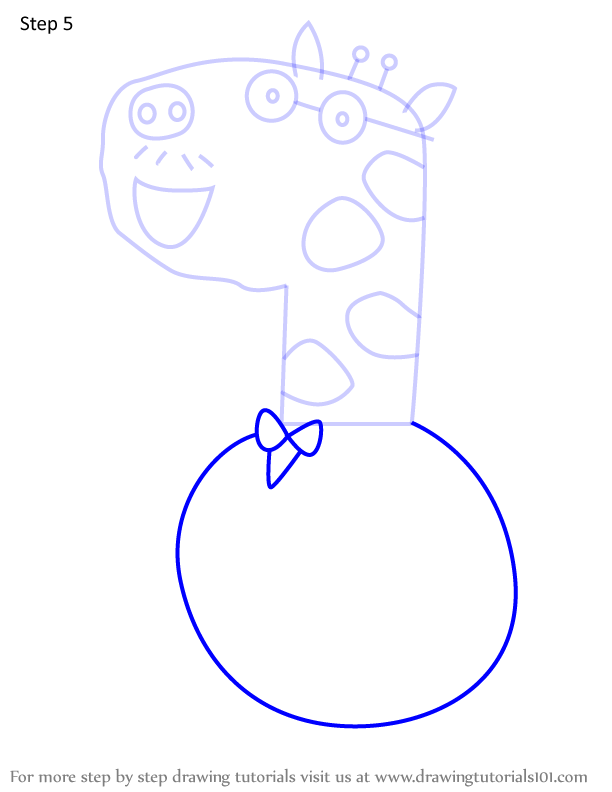How to Draw Grandpa Giraffe from Peppa Pig (Peppa Pig) Step by Step ...