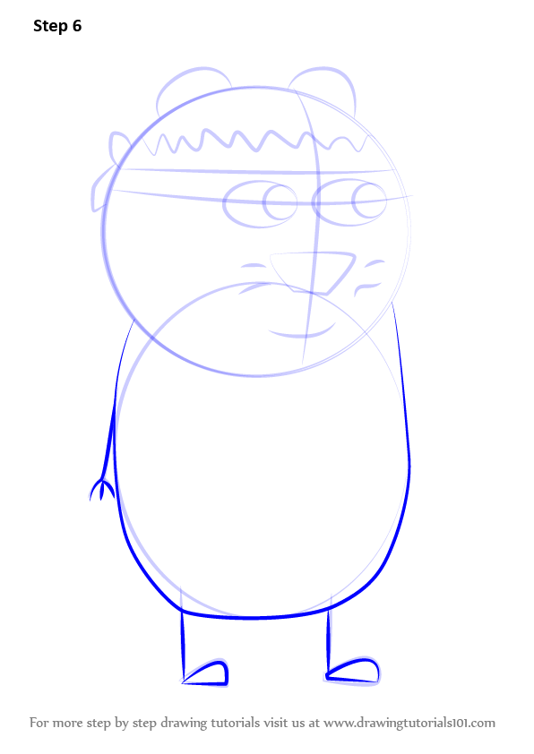 How to Draw Harry Hamster from Peppa Pig (Peppa Pig) Step by Step ...