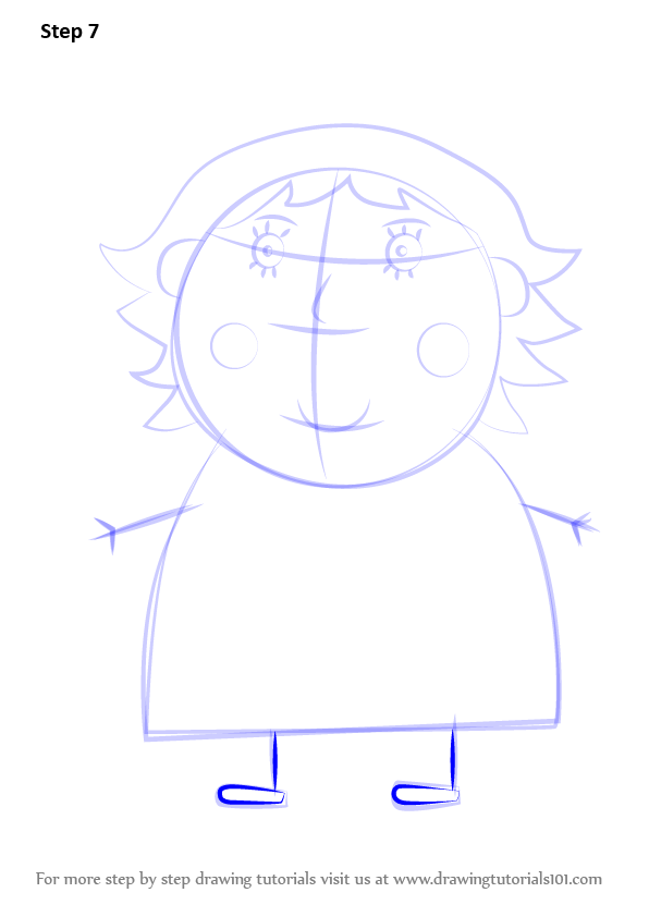 How to Draw Mummy McKenzie from Peppa Pig (Peppa Pig) Step by Step ...