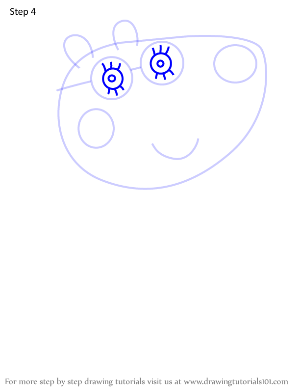How to Draw Mummy Polar Bear from Peppa Pig (Peppa Pig) Step by Step ...