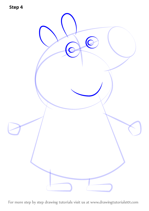 How to Draw Percival Pig from Peppa Pig (Peppa Pig) Step by Step ...