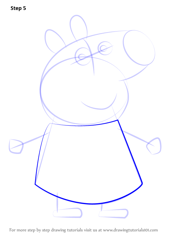 How to Draw Percival Pig from Peppa Pig (Peppa Pig) Step by Step ...