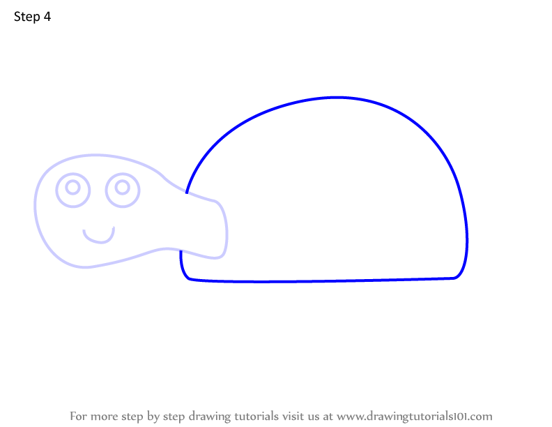 How to Draw Perla's Tortoise from Peppa Pig (Peppa Pig) Step by Step ...
