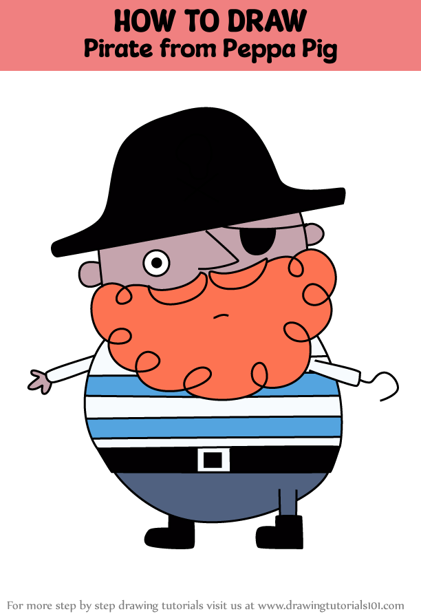 How to Draw Pirate from Peppa Pig (Peppa Pig) Step by Step ...
