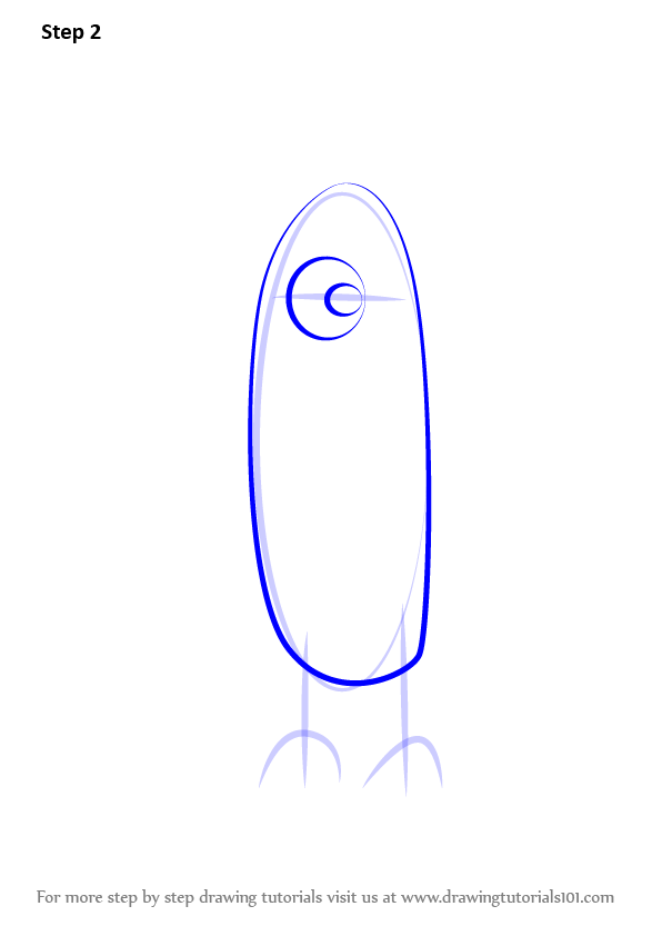 How to Draw Polly Parrot from Peppa Pig (Peppa Pig) Step by Step ...