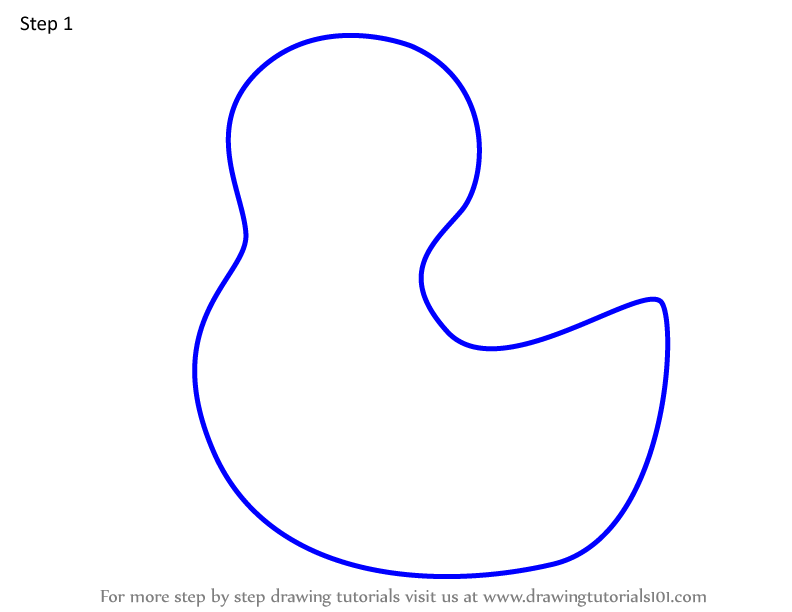 How to Draw Rubber Duck from Peppa Pig (Peppa Pig) Step by Step ...