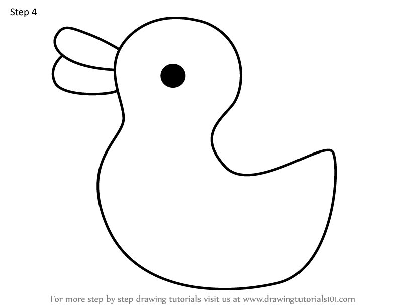 How to Draw Rubber Duck from Peppa Pig (Peppa Pig) Step by Step ...