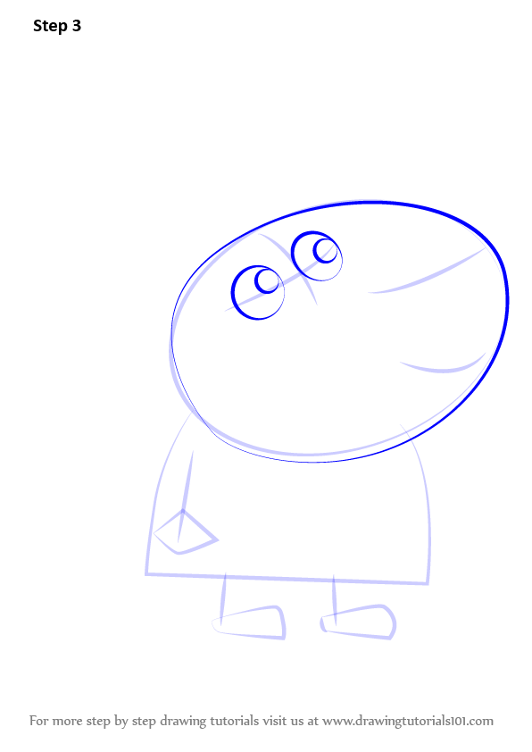 How to Draw Zaza from Peppa Pig (Peppa Pig) Step by Step ...