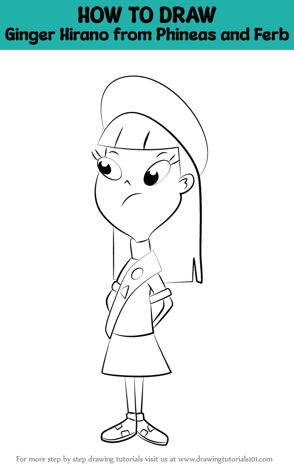 Learn How To Draw Stacy Hirano From Phineas And Ferb