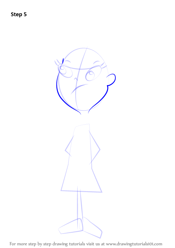 How to Draw Ginger Hirano from Phineas and Ferb (Phineas and Ferb) Step ...