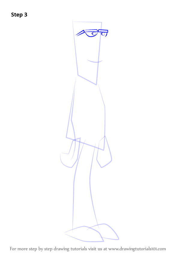 How to Draw Lawrence Fletcher from Phineas and Ferb (Phineas and Ferb ...