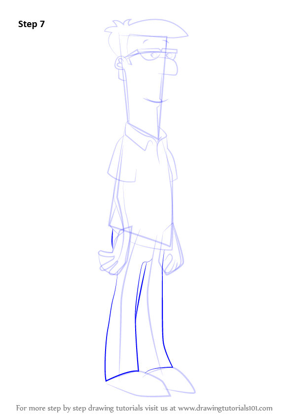 How to Draw Lawrence Fletcher from Phineas and Ferb (Phineas and Ferb ...