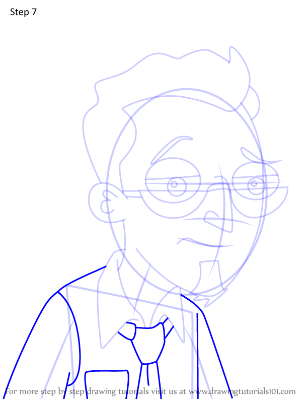 How to Draw Sherman from Phineas and Ferb (Phineas and Ferb) Step by ...