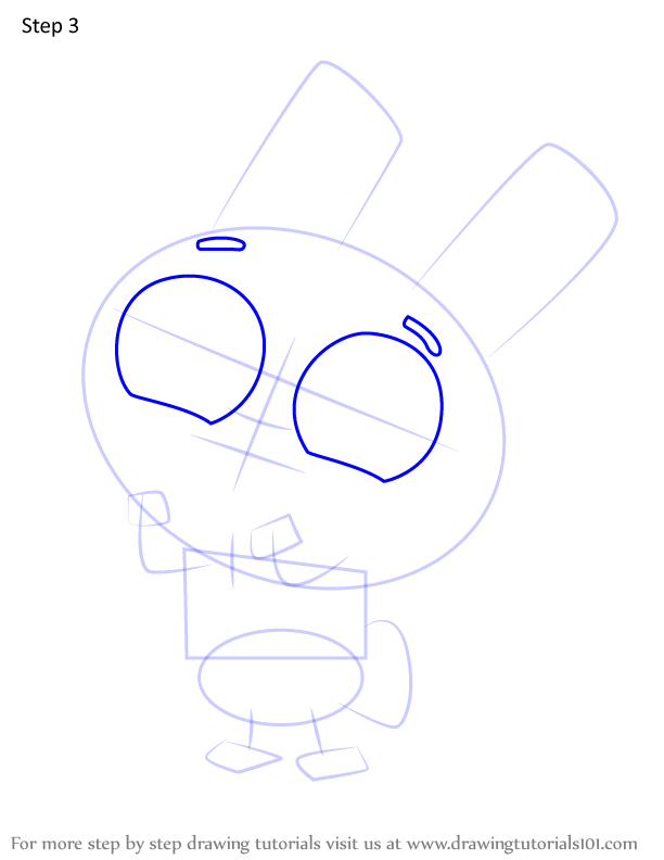 How to Draw Henrietta Hare from Pikwik Pack (Pikwik Pack) Step by Step ...