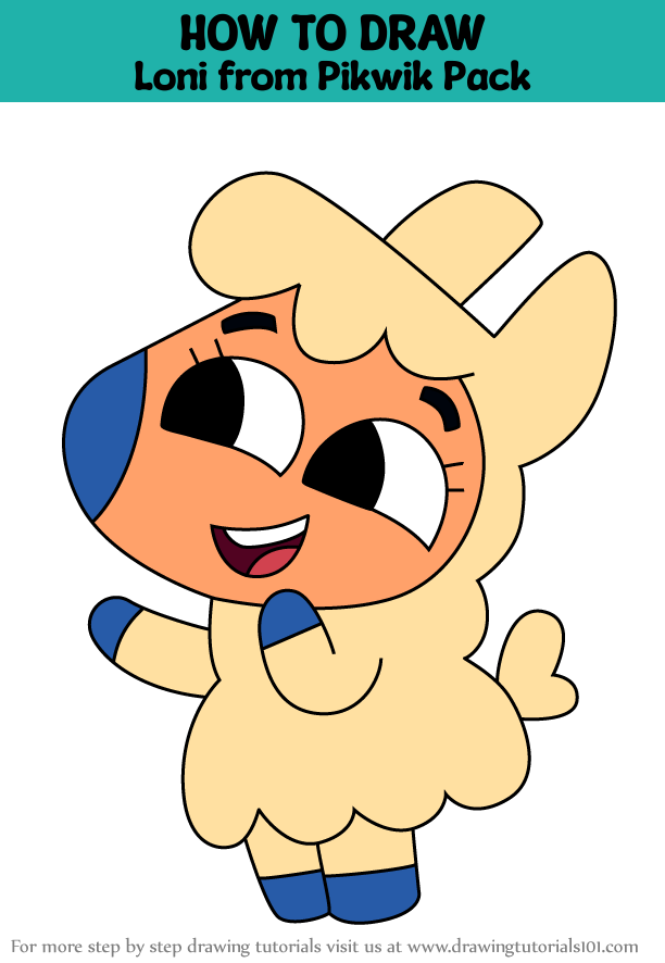 How to Draw Loni from Pikwik Pack (Pikwik Pack) Step by Step ...