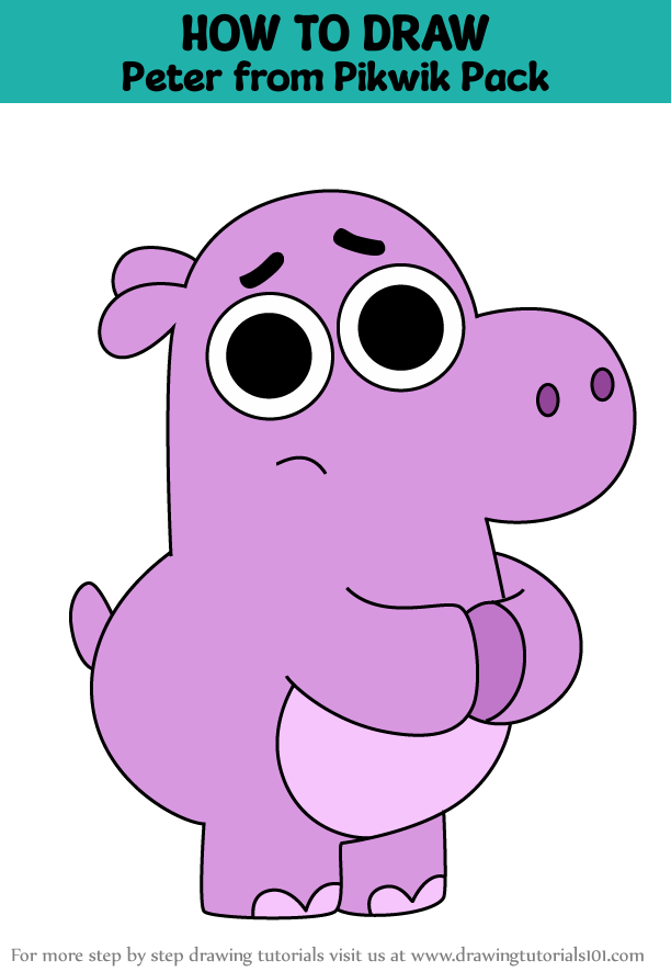 How to Draw Peter from Pikwik Pack (Pikwik Pack) Step by Step ...
