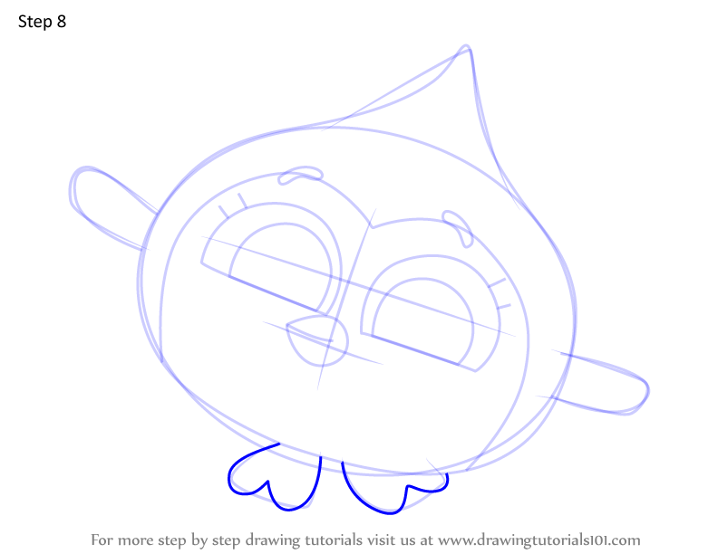 How to Draw Petra Penguin from Pikwik Pack (Pikwik Pack) Step by Step ...