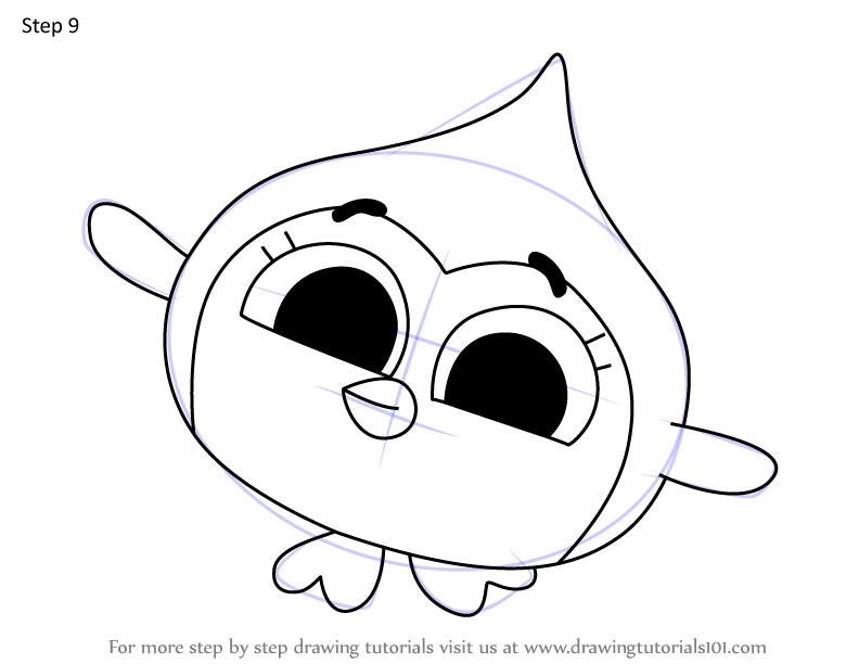 How to Draw Petra Penguin from Pikwik Pack (Pikwik Pack) Step by Step ...