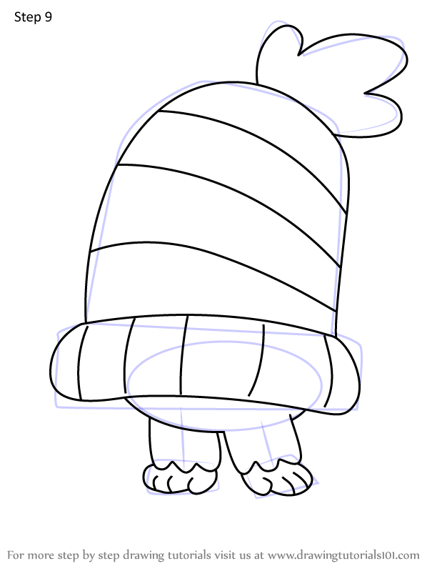 How to Draw The Wooly Hat from Pikwik Pack (Pikwik Pack) Step by Step ...