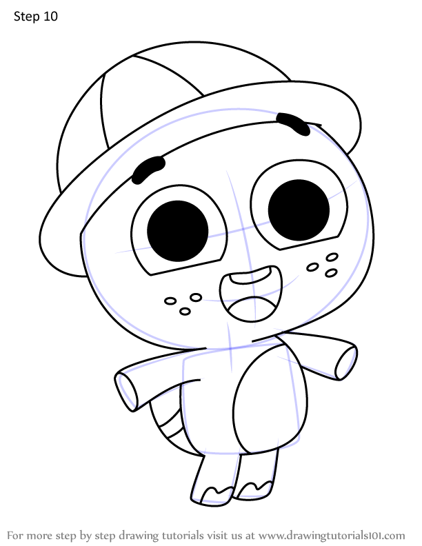 How to Draw Tila from Pikwik Pack (Pikwik Pack) Step by Step ...
