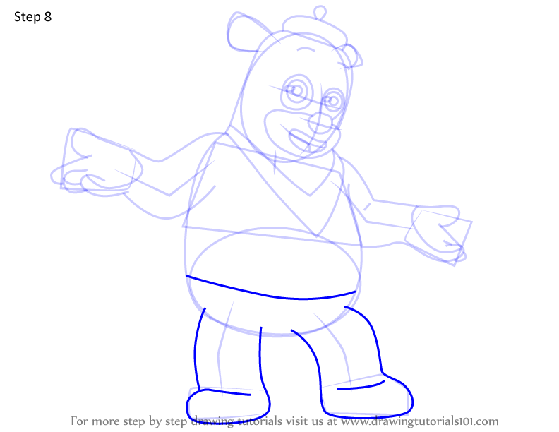 How to Draw Barry from Pinkfong (Pinkfong) Step by Step ...
