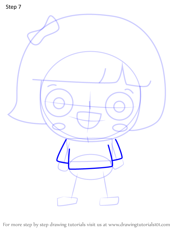 How to Draw Bomi from Pinkfong (Pinkfong) Step by Step ...