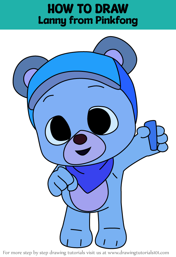 How to Draw Lanny from Pinkfong (Pinkfong) Step by Step | DrawingTutorials101.com