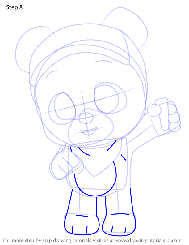 How to Draw Lanny from Pinkfong (Pinkfong) Step by Step ...