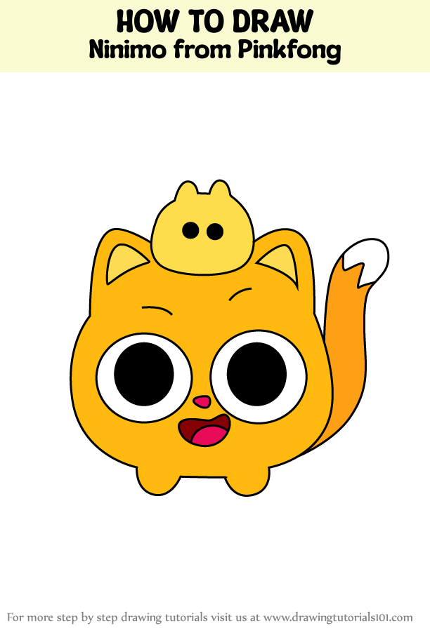 How to Draw Ninimo from Pinkfong (Pinkfong) Step by Step | DrawingTutorials101.com