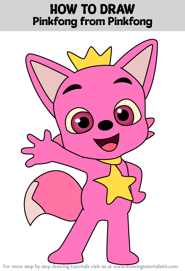 How to Draw Pinkfong from Pinkfong (Pinkfong) Step by Step ...