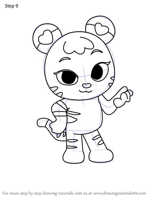 How to Draw Sasha from Pinkfong (Pinkfong) Step by Step | DrawingTutorials101.com