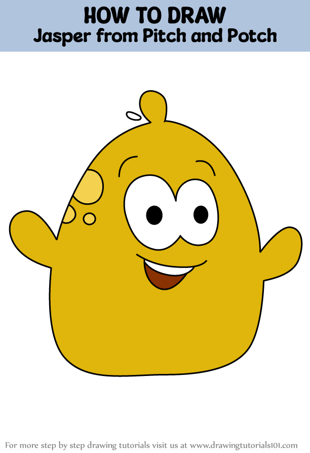 How to Draw Jasper from Pitch and Potch (Pitch and Potch) Step by Step ...