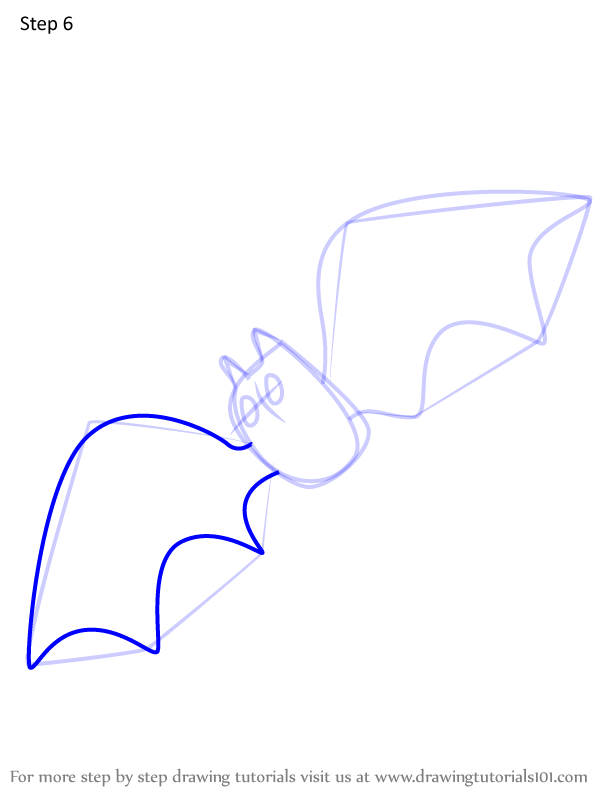 How To Draw Bat Wings Easy Step By Step