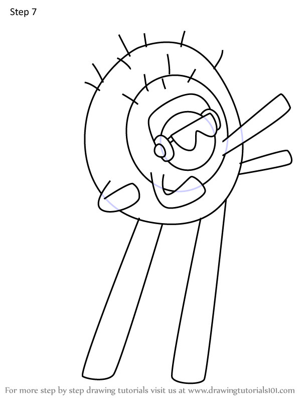 How to Draw Flea from Pocoyo (Pocoyo) Step by Step ...