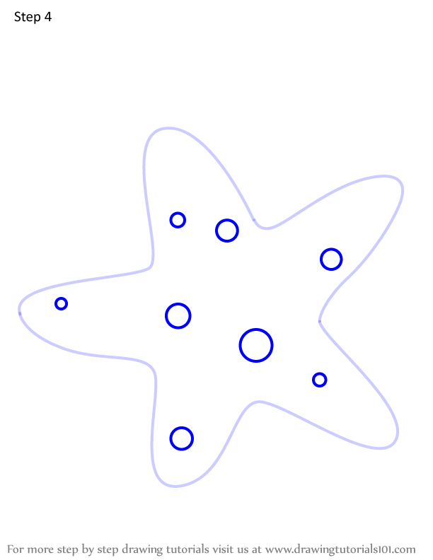 How To Draw A Starfish Easy Step By Step