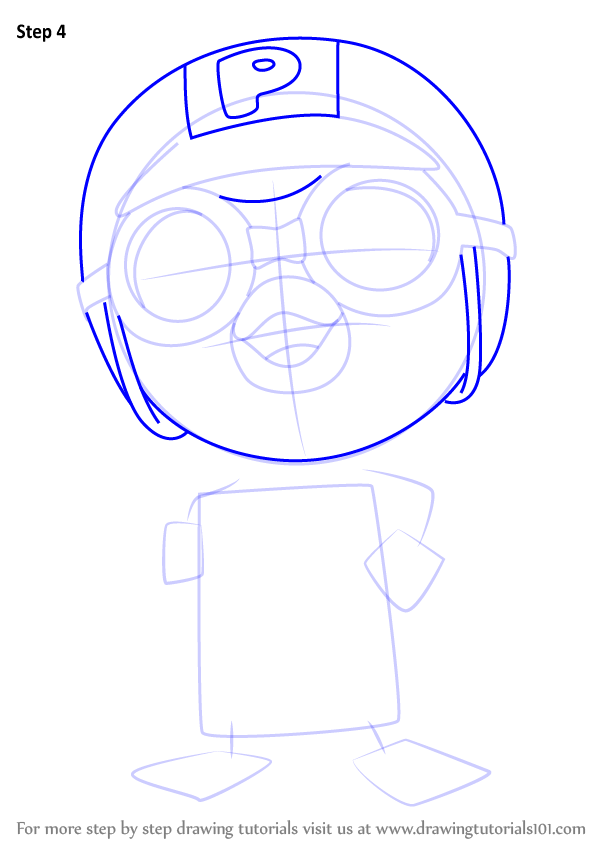 How to Draw Pororo from Pororo the Little Penguin (Pororo the Little ...