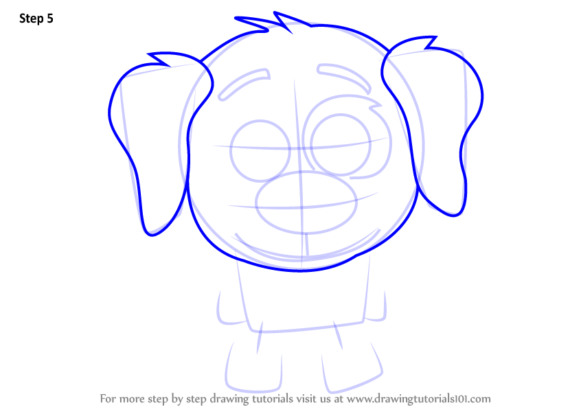 How to Draw Blip from Pound Puppies (Pound Puppies) Step by Step ...