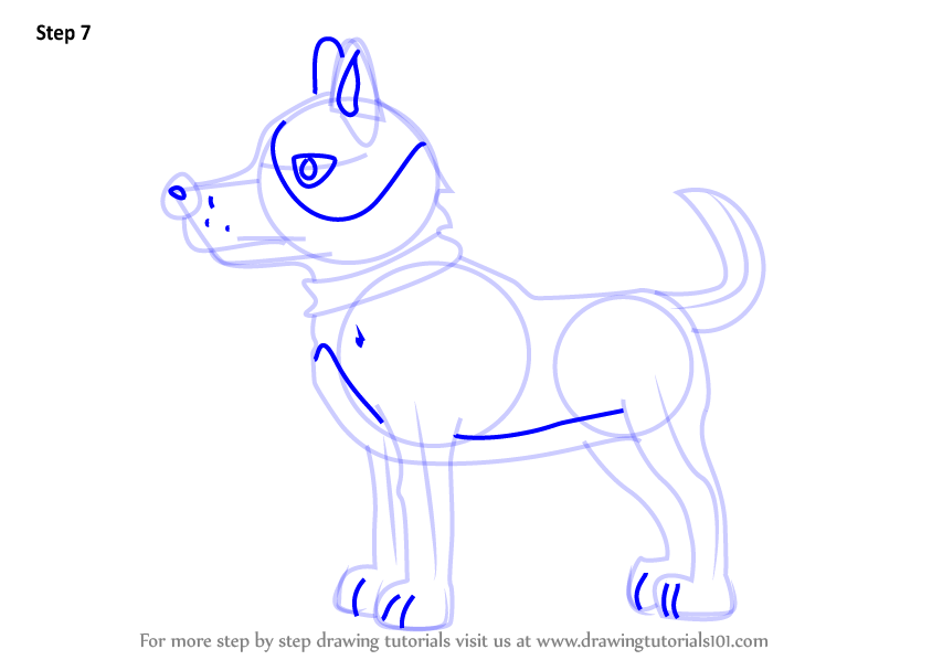 How to Draw Brutus from Pound Puppies (Pound Puppies) Step by Step ...