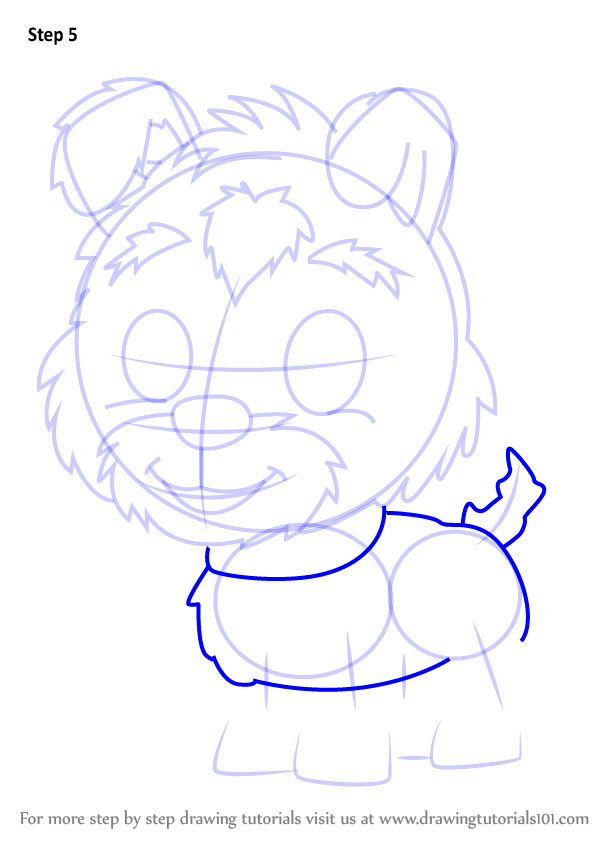 How to Draw Buttercup from Pound Puppies (Pound Puppies) Step by Step ...