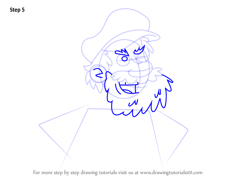 How to Draw Captain Pete from Pound Puppies (Pound Puppies) Step by ...