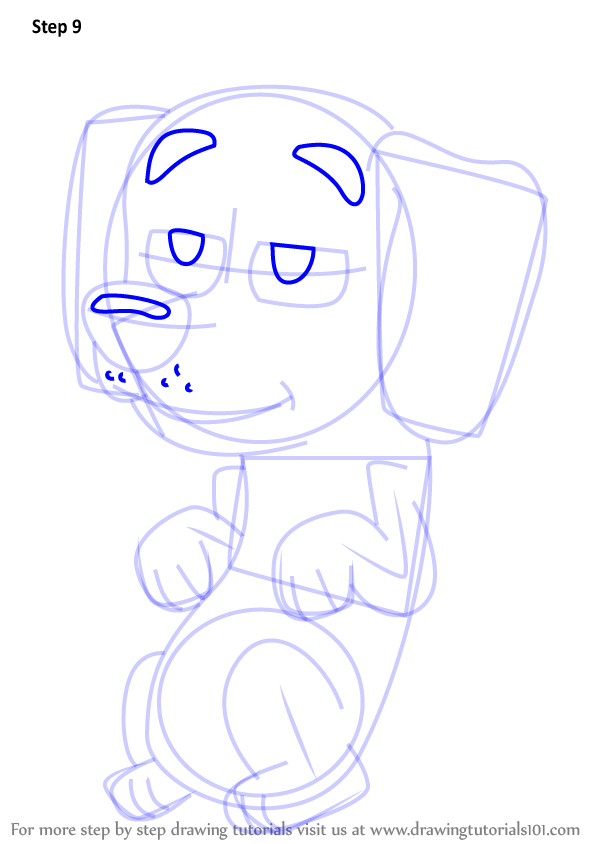 How to Draw Cinnamon from Pound Puppies (Pound Puppies) Step by Step ...
