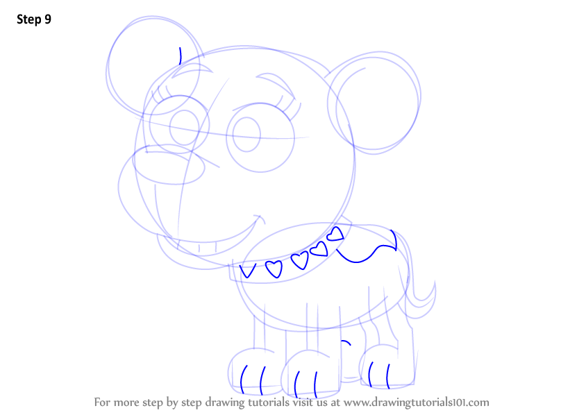 How to Draw Cupcake from Pound Puppies (Pound Puppies) Step by Step ...