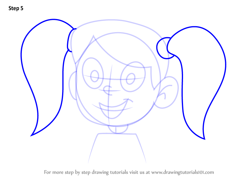 How to Draw Daphne from Pound Puppies (Pound Puppies) Step by Step ...