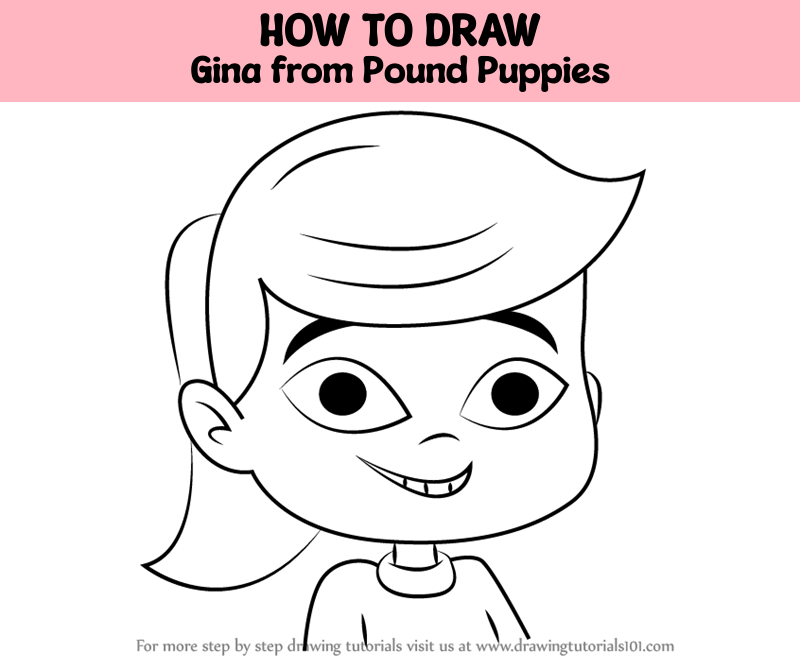 How to Draw Gina from Pound Puppies (Pound Puppies) Step by Step ...