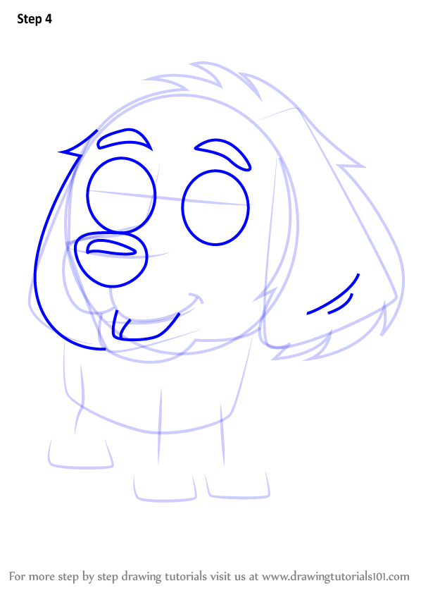 How to Draw Peppy from Pound Puppies (Pound Puppies) Step by Step ...