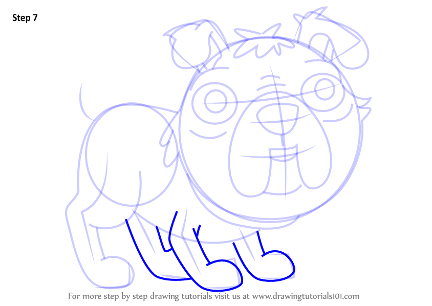 How to Draw Stuffy from Pound Puppies (Pound Puppies) Step by Step ...