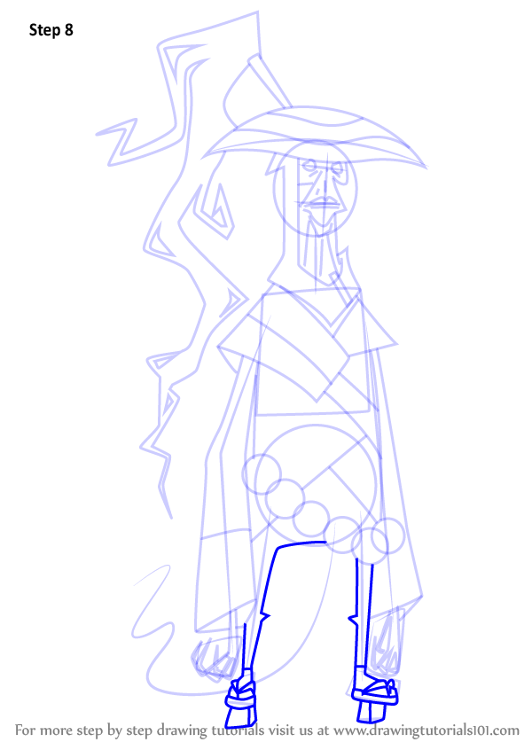 How to Draw The Sorcerer Ancient Form from Randy Cunningham - 9th Grade ...