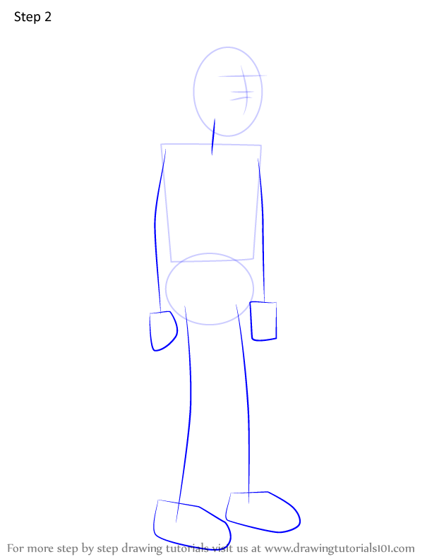How to Draw Aiden Jablonski from Regular Show (Regular Show) Step by ...
